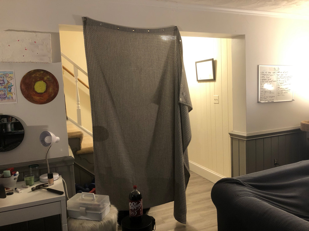 Closing off a basement den?