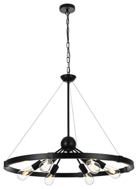32" Pendant Light - Industrial - Pendant Lighting - by Elegant ...