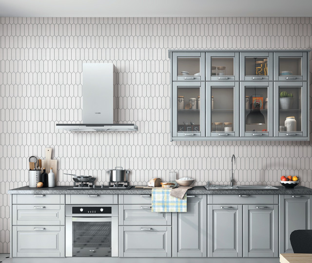 White 12" x 12" Stone Composite Peel & Stick Hexagonal Mosaic Tile, 1 ...