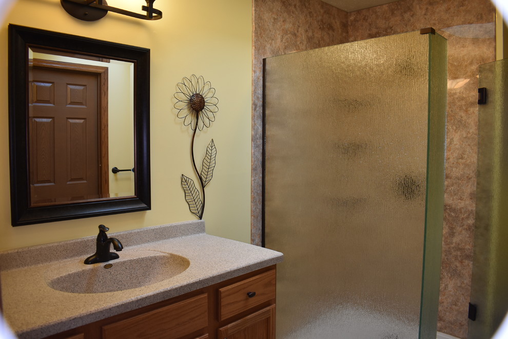 Copper Ridge Shower with Glass Doors - Chicago - by Custom Bath ...