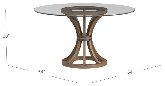 Sheffield Dining Table - Weathered Natural - Transitional - Dining ...