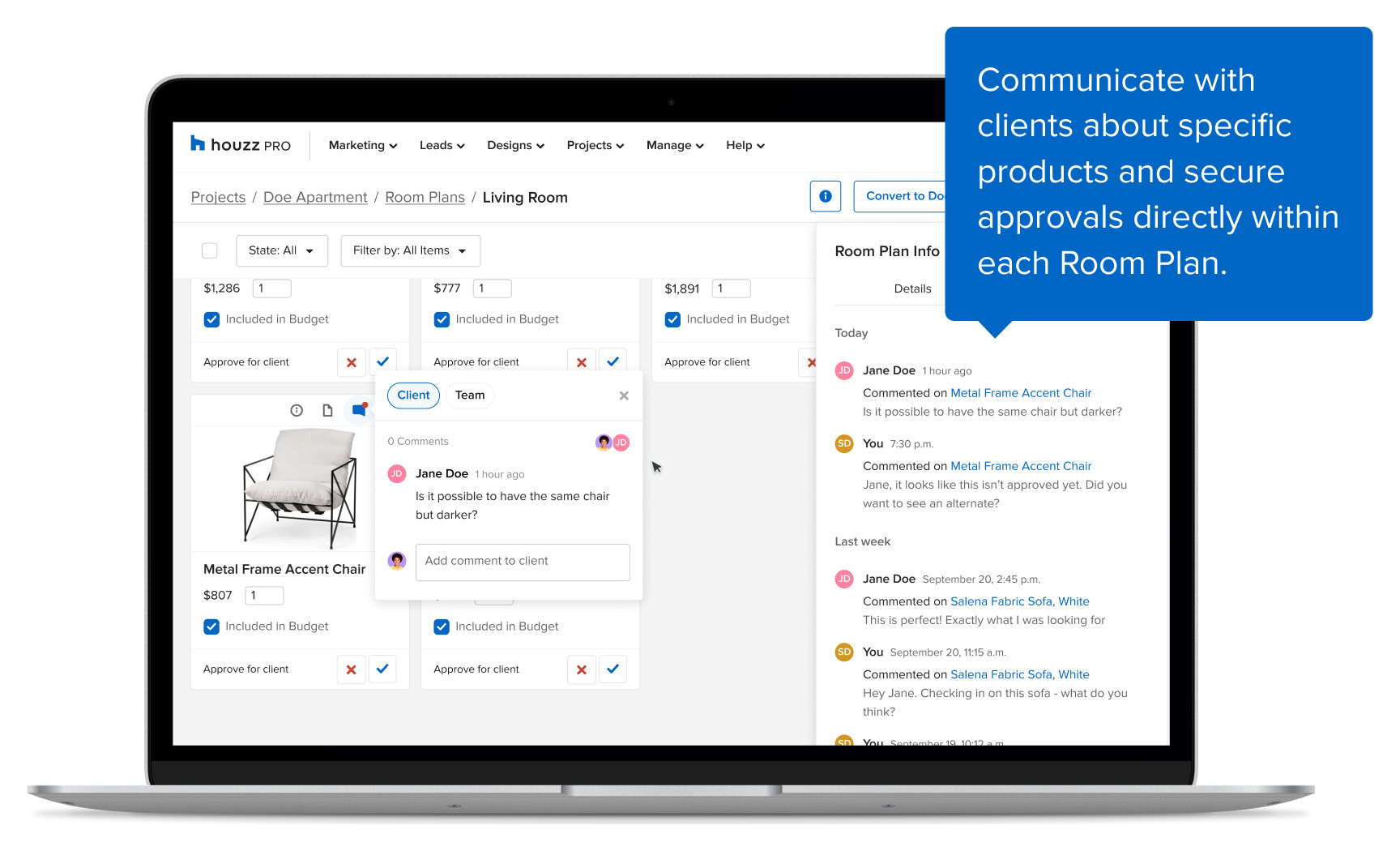 Houzz Launches Selections in Houzz Pro