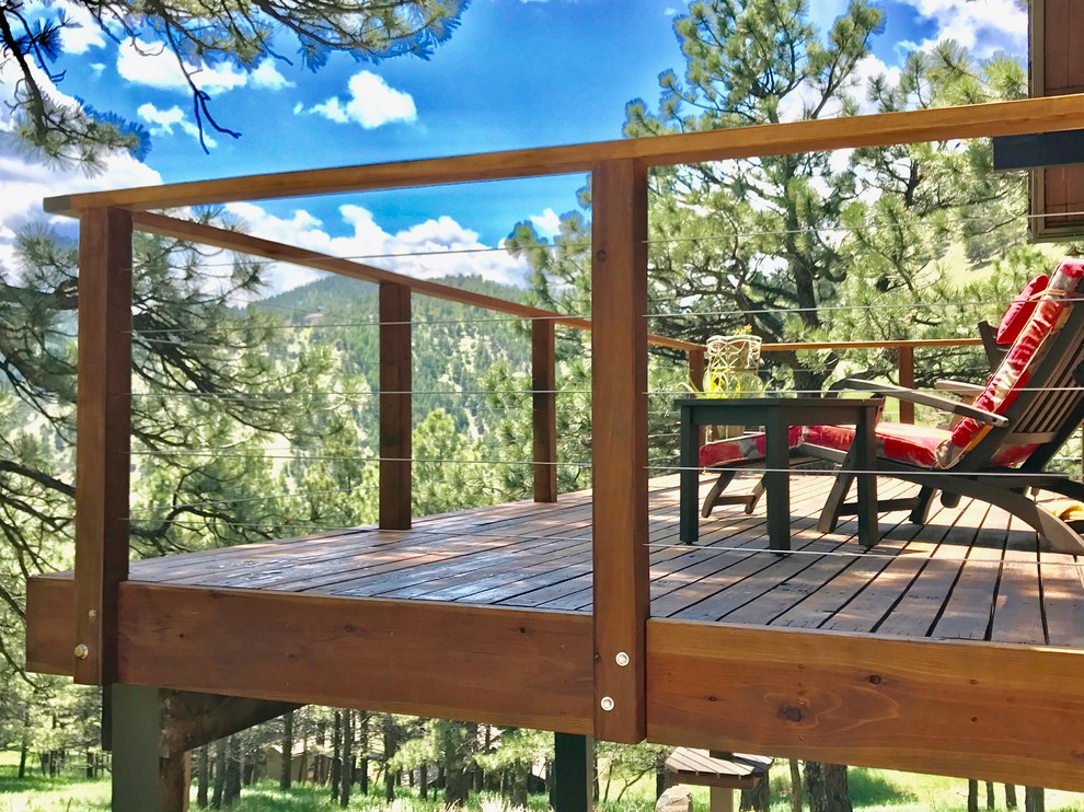 Deck Restoration + New Railing Design & Build - Country - Deck - Denver ...