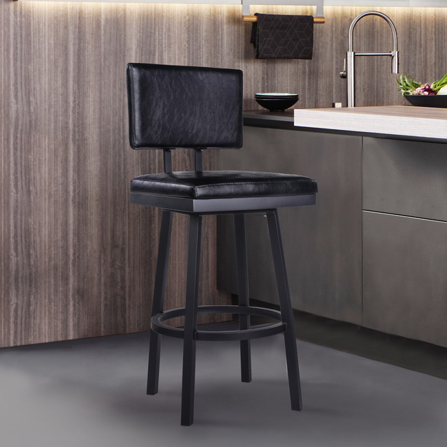 Balboa Armless Stool - Transitional - Bar Stools And Counter Stools ...