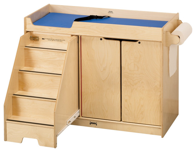 Jonti-Craft Changing Table - with Stairs - Left - Contemporary - Desks ...
