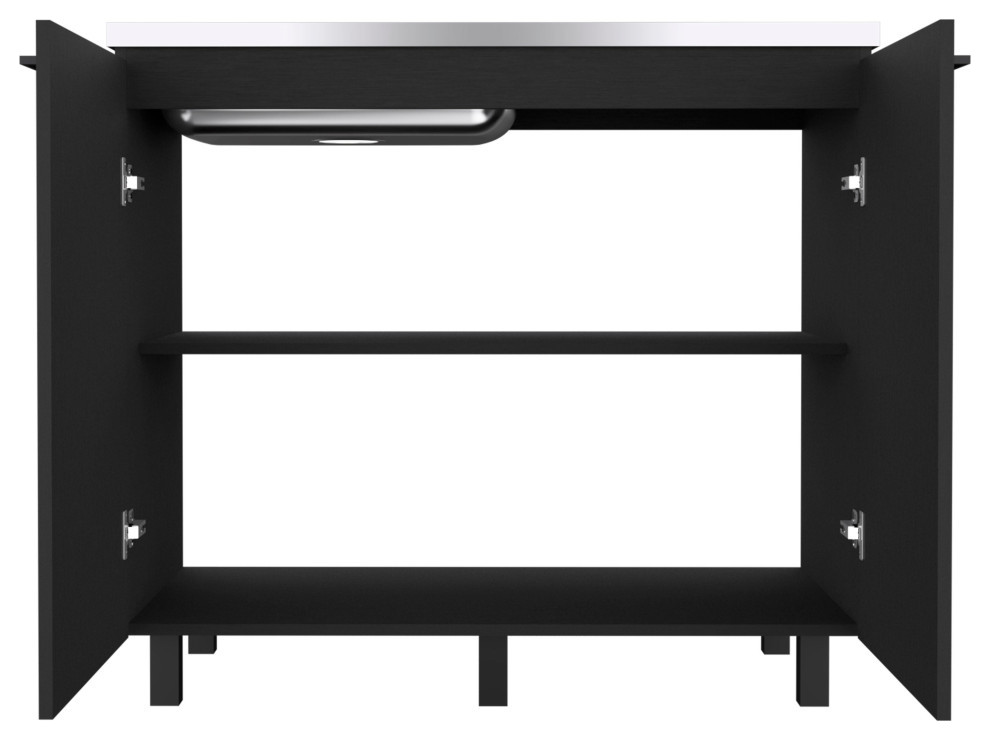 Salento 2 Freestanding Utility Base Cabinet - Transitional - Utility ...