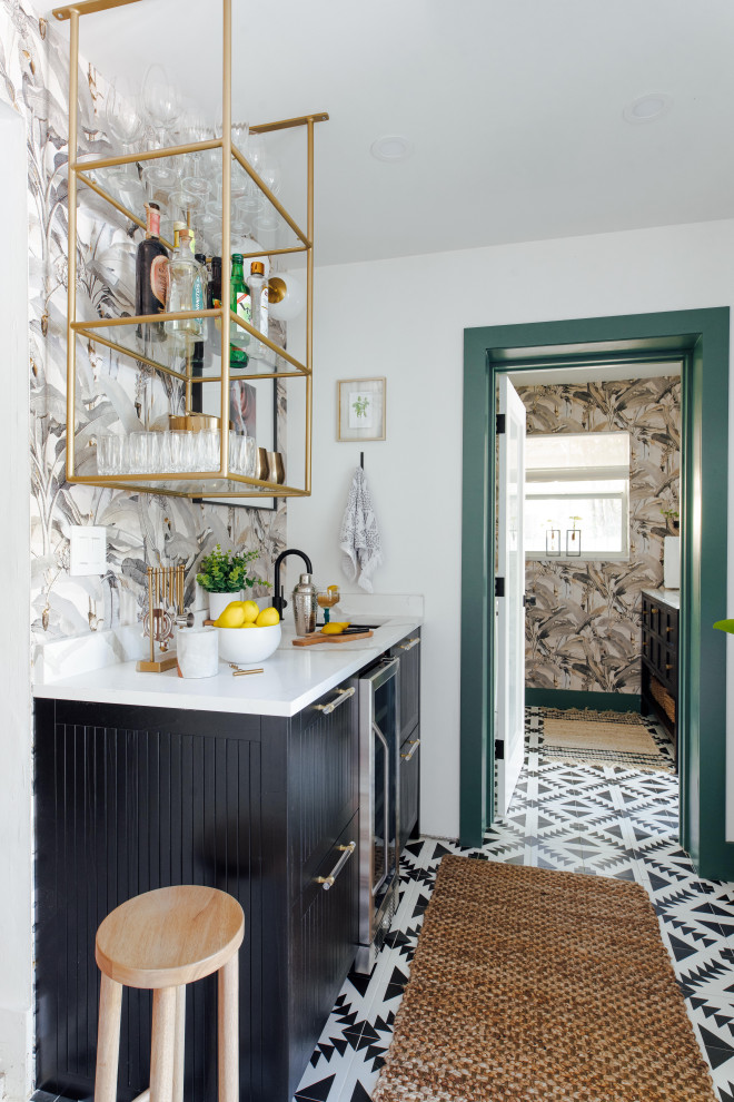 The "Bold" Wet Bar - Transitional - Home Bar - Miami - by EFE Creative ...