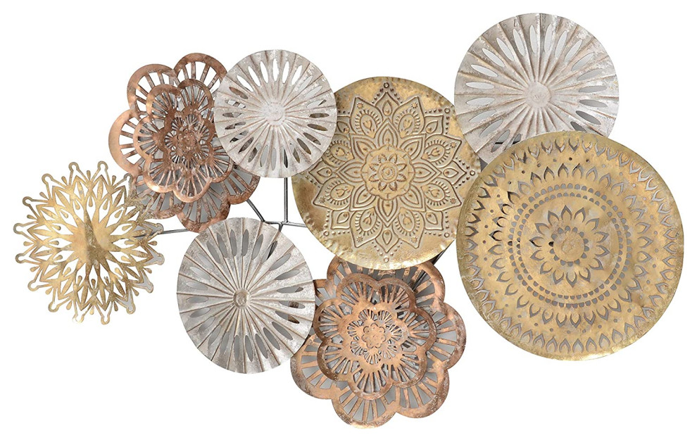 Modernist Floating Roundels, Atelier Metal Wall Decor Art ...