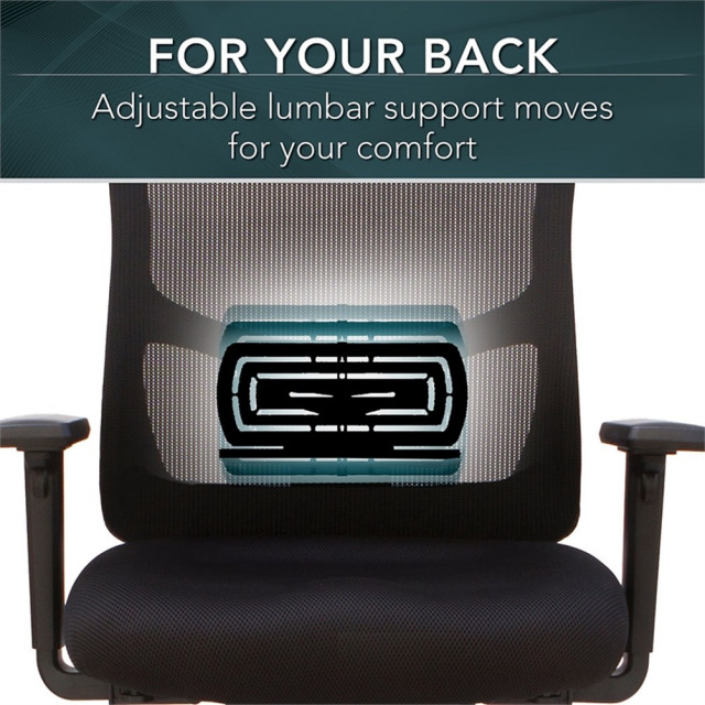 Bush Business Furniture Custom Comfort High Back Multifunction Mesh ...