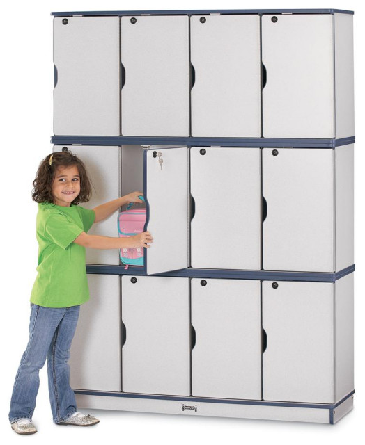 Stacking Lockable Lockers - Contemporary - Toy Organizers - by Kolibri ...