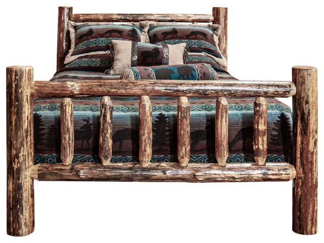 Glacier Country Collection California King Bed, Stained & Lacquered ...