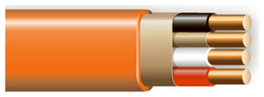 Southwire 63948455 Romex Non-Metallic Sheathed Cable, Copper, 250 ...