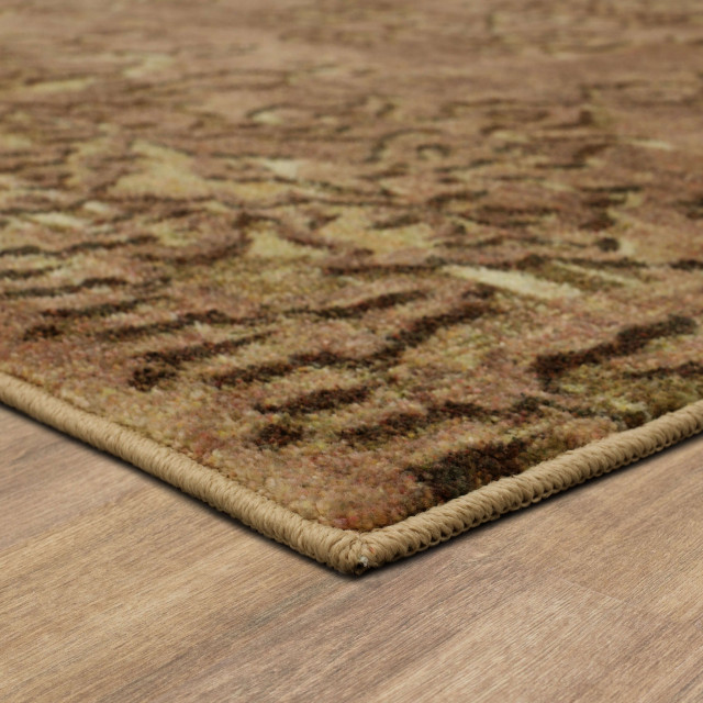 Mohawk Home Amaryllis Brown 5' x 8' Area Rug, 10' x 14' - Contemporary ...