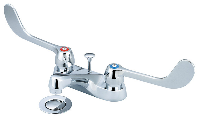 Central Brass Two Handle Bathroom Faucet - Contemporary - Bathroom Sink ...