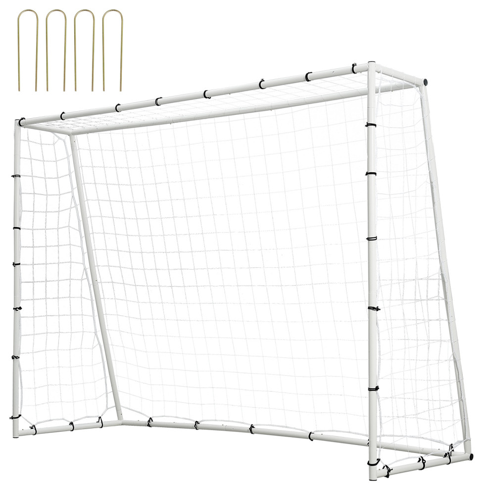 VEVOR 8x6FT Soccer Rebound Trainer Soccer Training Equipment Double ...