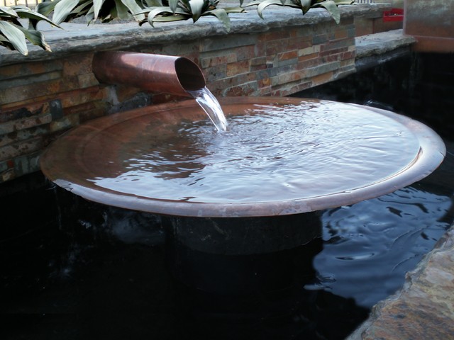 Copper Pipe Fountain - Contemporary - Landscape - Boise - by The Garden ...