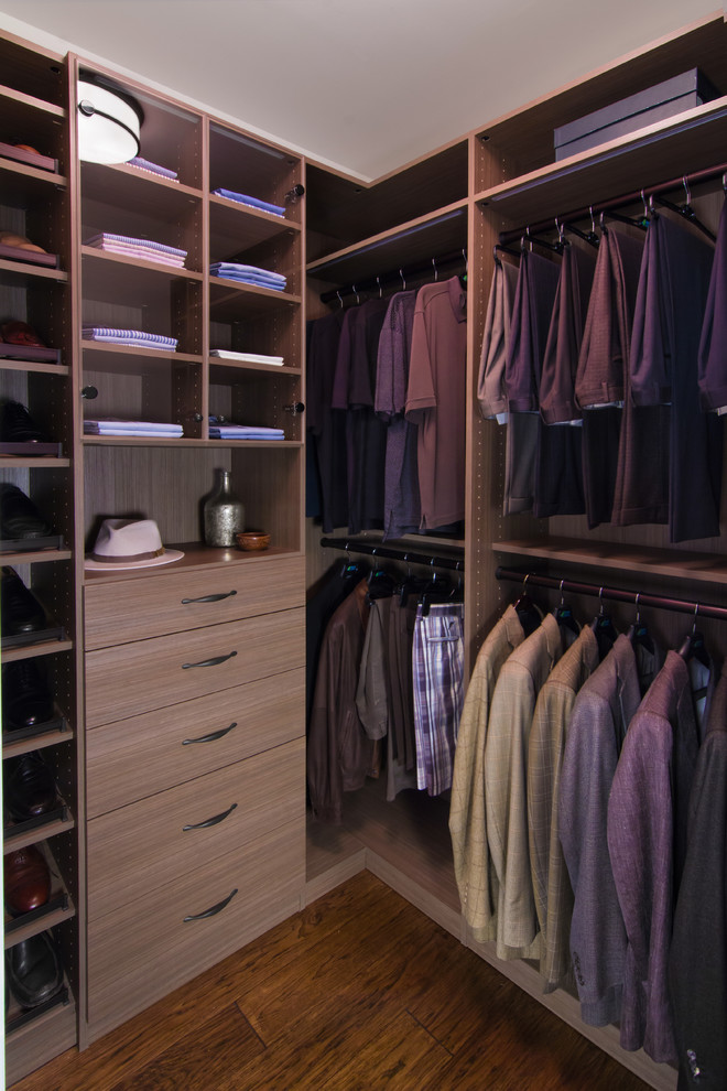 Tenino Walnut Walk-In Closet - Traditional - Closet - San Francisco ...