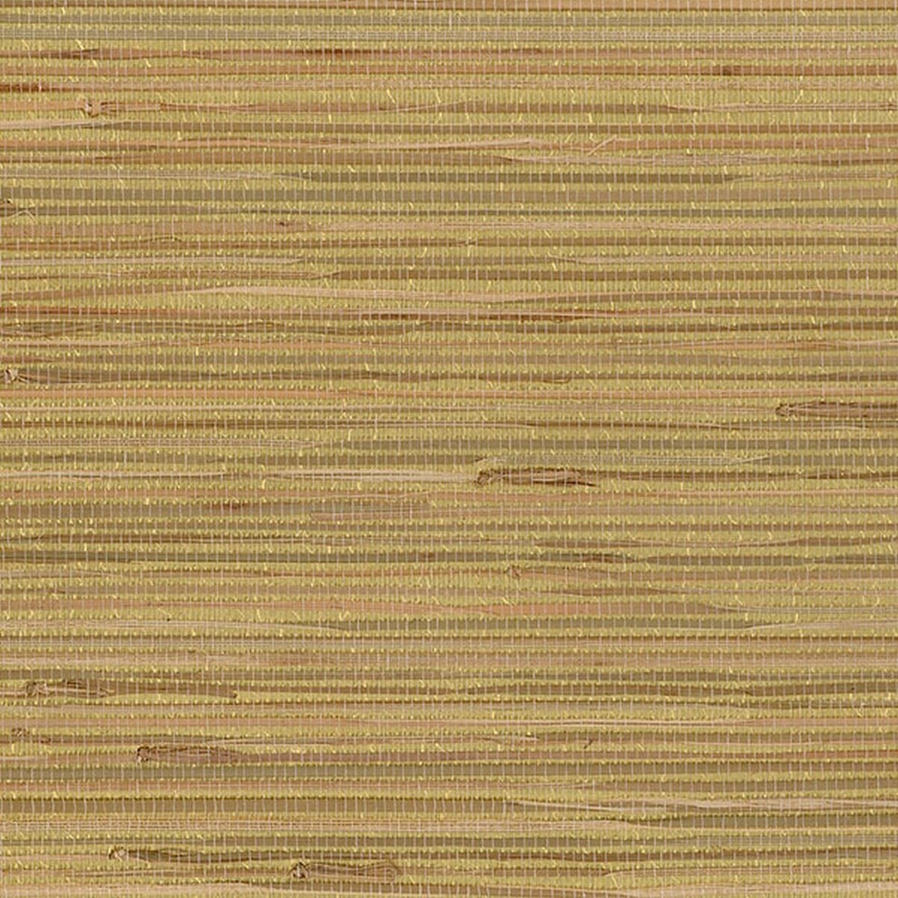 Decorator, Grasscloth Texture Wallpaper, Roll 36"x24' - Contemporary ...