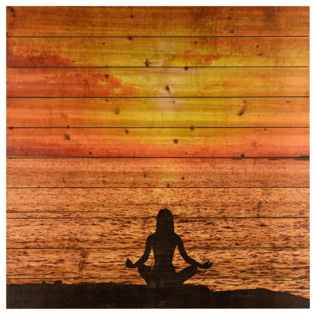 Ponder Digital Print on Solid Wood Wall Art - Contemporary - Prints And ...