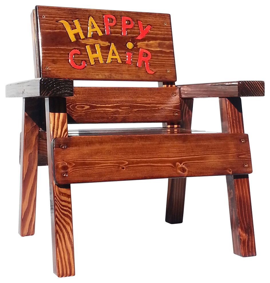 Happy Chair Engraved Happy Chair Design - Farmhouse - Kids Chairs - by ...