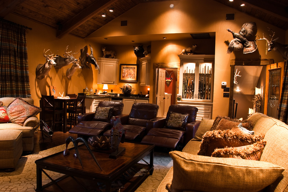 Building A Trophy Room - Rustic - Houston - by brown & white design ...