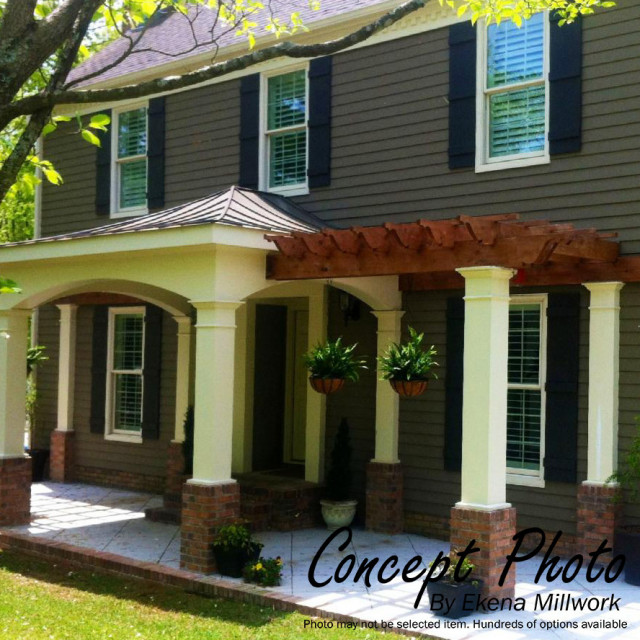 Endura-Craft Craftsman Classic, Square Non-Tapered, Raised Panel Column ...