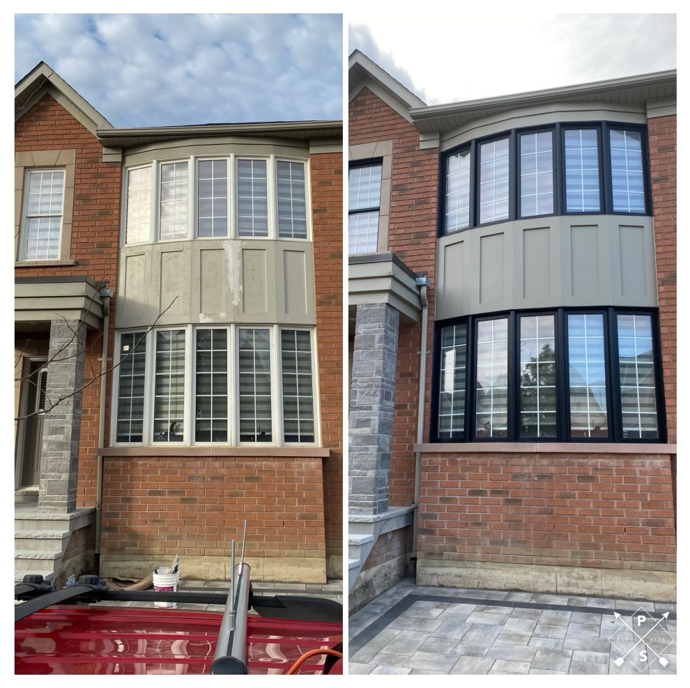 Exterior Window Repair & Repaint - Modern - Exterior - Toronto - by ...