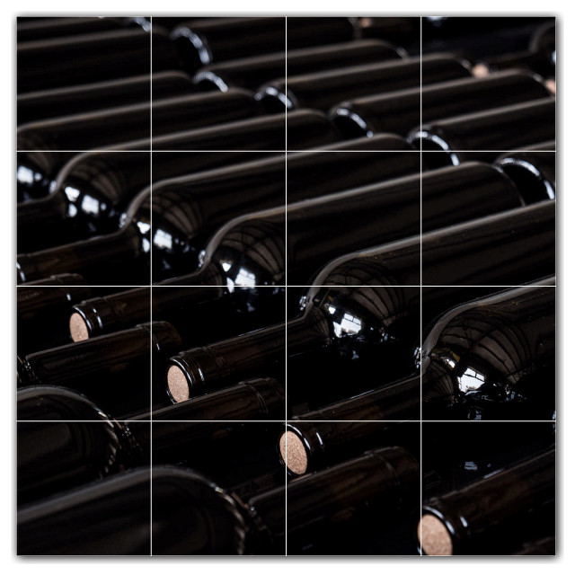 Wine Ceramic Tile Wall Mural HZ501201, 24" Wide x 24" High ...