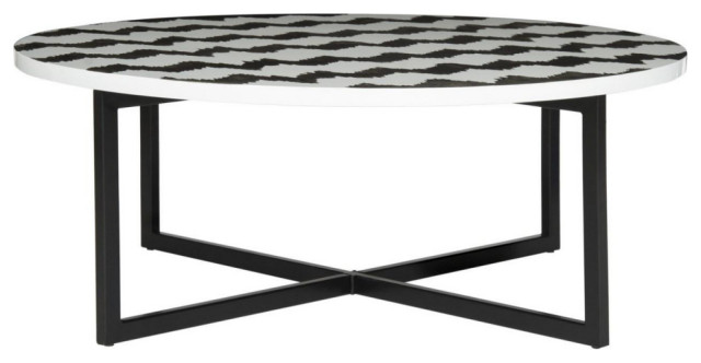 Polli Coffee Table Black/ White - Transitional - Coffee Tables - by ...