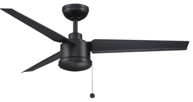 PC/DC 52 in. Outdoor Fan, Black - Transitional - Ceiling Fans - by ...