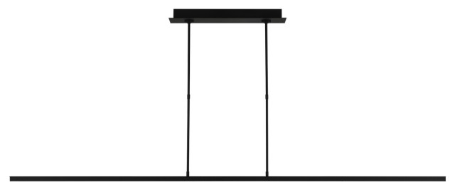 Visual Comfort Modern Stagger LED Linear Suspension - Modern - Kitchen ...