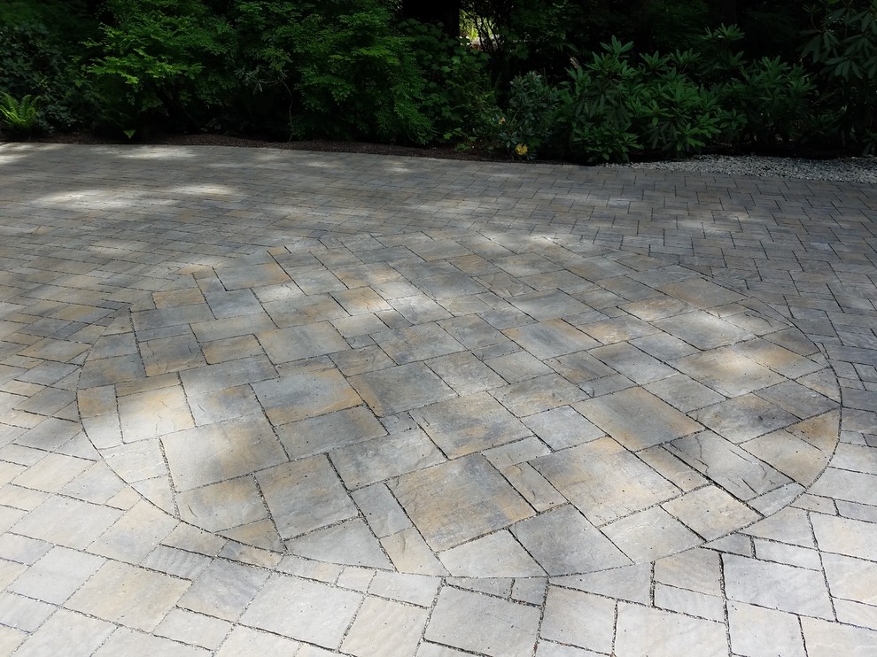 Permeable Paver Driveway - Seattle - by Hedahl Landscape Deck & Patio ...