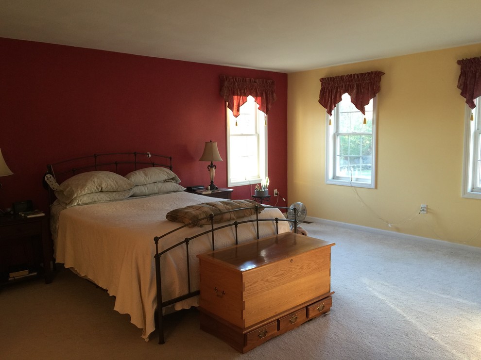 Our outdated master bedroom