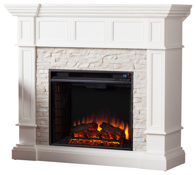 Xerick Corner Convertible Electric Fireplace - Traditional - Indoor ...