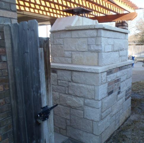 The Newsome Family Wood Fired Brick Pizza Oven in Texas - Contemporary ...