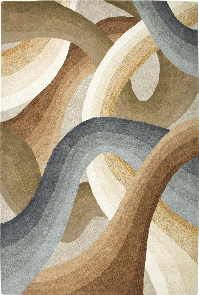 Rizzy Home Colours Collection Rug, 5' x 8' - Contemporary - Area Rugs ...