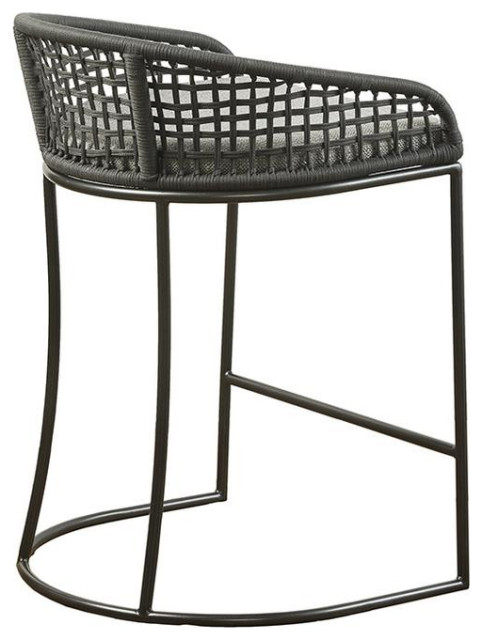 Woven Counter Stool 25" - Beach Style - Bar Stools And Counter Stools ...