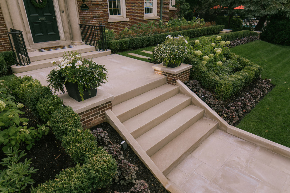 Georgian Colonial Formal Backyard Project - Hamilton - Traditional ...