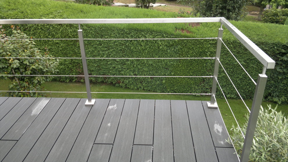 balustrade inox en tube carré - Modern - Rennes - by TID Inox | Houzz