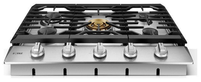 FOTILE 30" Tri-Ring 5 Burner Gas Cooktop with 56,000 BTUs - Modern ...