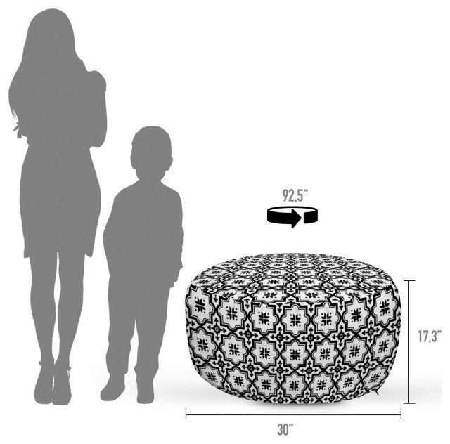 Decorative Soft Foot Rest with Removable Cover Living Room and Bedroom ...