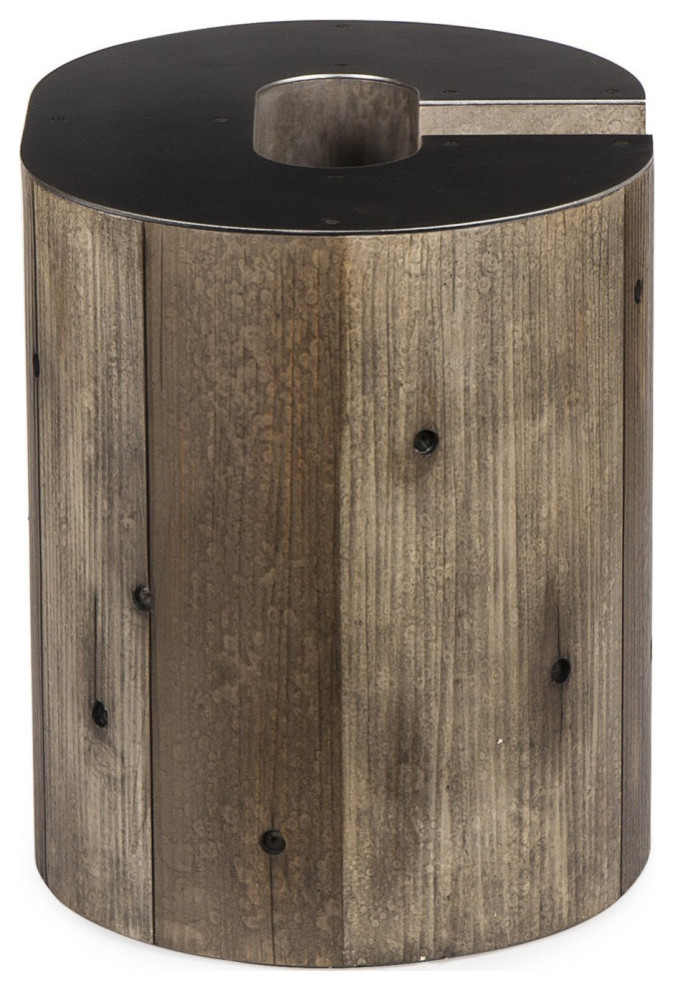 C Letter Side Table - Rustic - Side Tables And End Tables - by Virgil ...