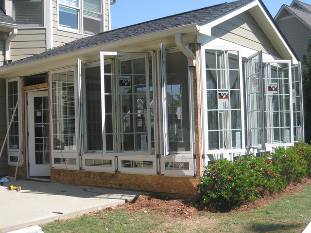 Casement windows in a Sunroom - Traditional - Sunroom - Atlanta - by ...