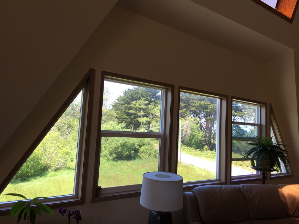 Window coverings for unusual windows in dome