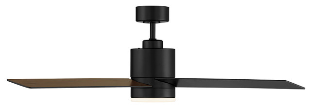 52" LED Ceiling Fan, Matte Black - Transitional - Ceiling Fans - by ...