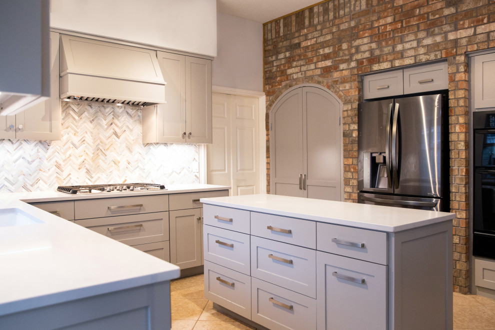 Legend Oaks Home - Transitional - Kitchen - Austin - by Skelly Build ...