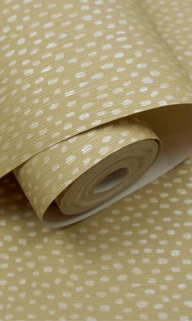 Dotted Plain Simple Textured Wallpaper Roll, Double Roll - Contemporary ...