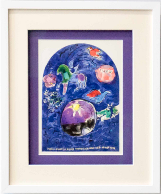 Marc CHAGALL Lithograph LIMITED Ed. "Simeon" + Cat .Ref.c49 w/Gallery ...