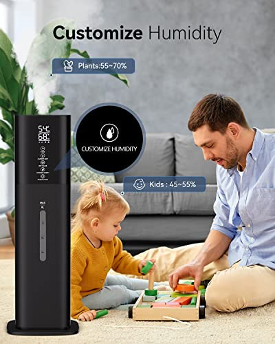 Humidifiers for Bedroom, 2.11Gal 8L Quiet Humidifiers for Large Room ...