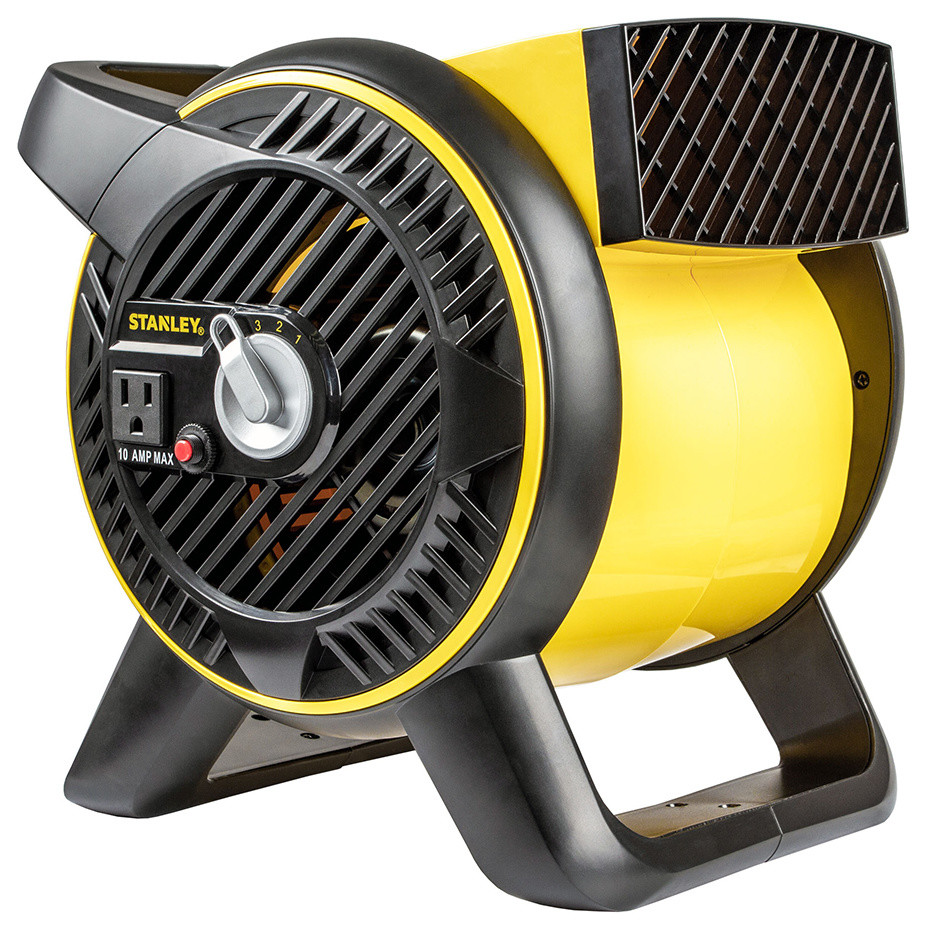 STANLEY® ST-310A-120 Heavy-Duty Utility Blower 120 Volt Yellow, Black ...